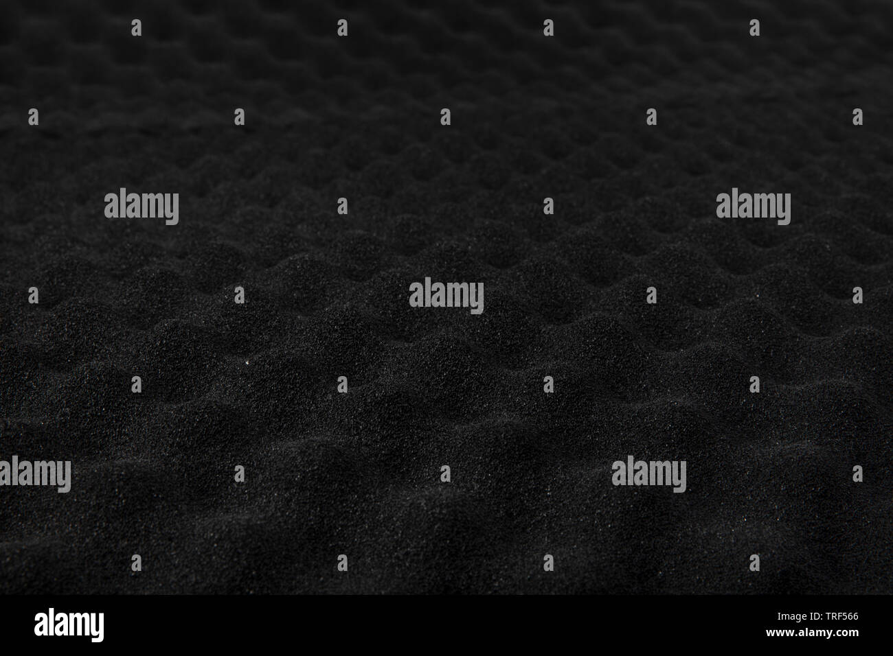 The pattern of the soundproof panel of polyurethane foam. Sound ...