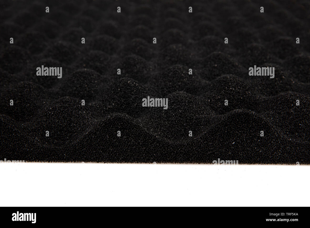 The pattern of the soundproof panel of polyurethane foam. Sound ...