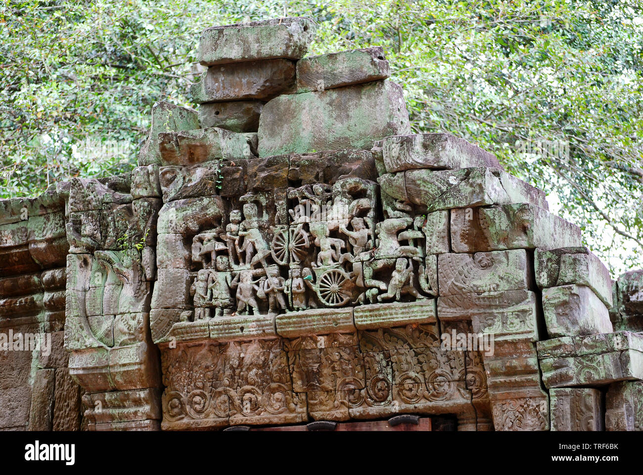 Angkor Wat - Cambodia - Sculptures and bas-reliefs Stock Photo - Alamy
