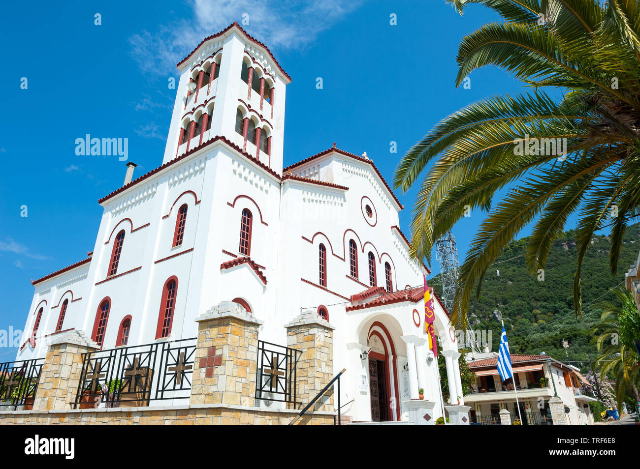 Church in Sami, Kefalonia, Ionian Islands, Greece, Europe Stock Photo ...