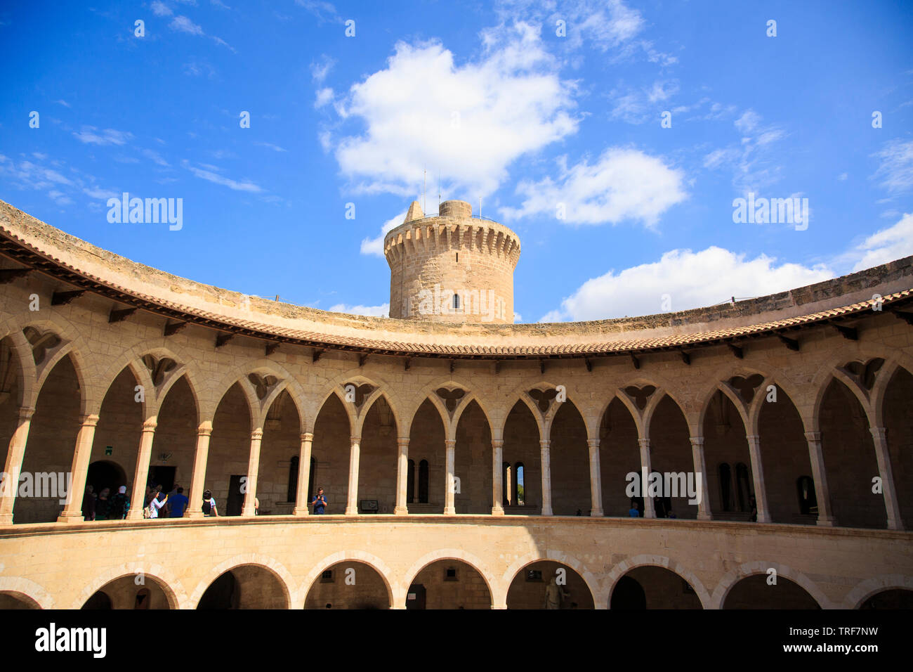 Bellver Castle in Majorca Stock Photo - Alamy