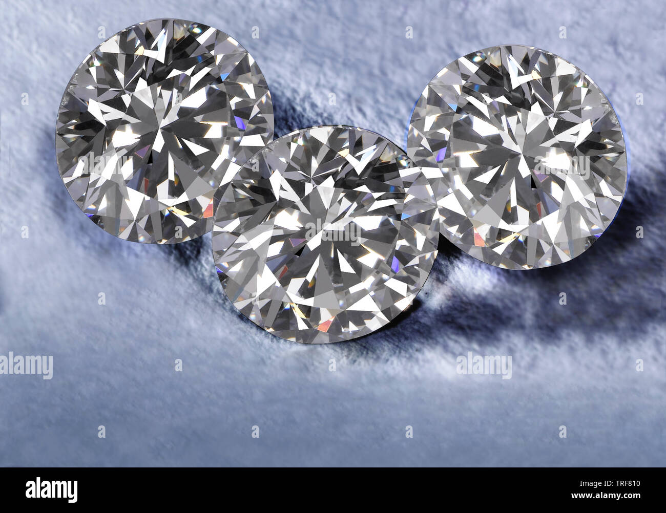 STILL LIFE OF A GROUP OF DIAMONDS Stock Photo - Alamy