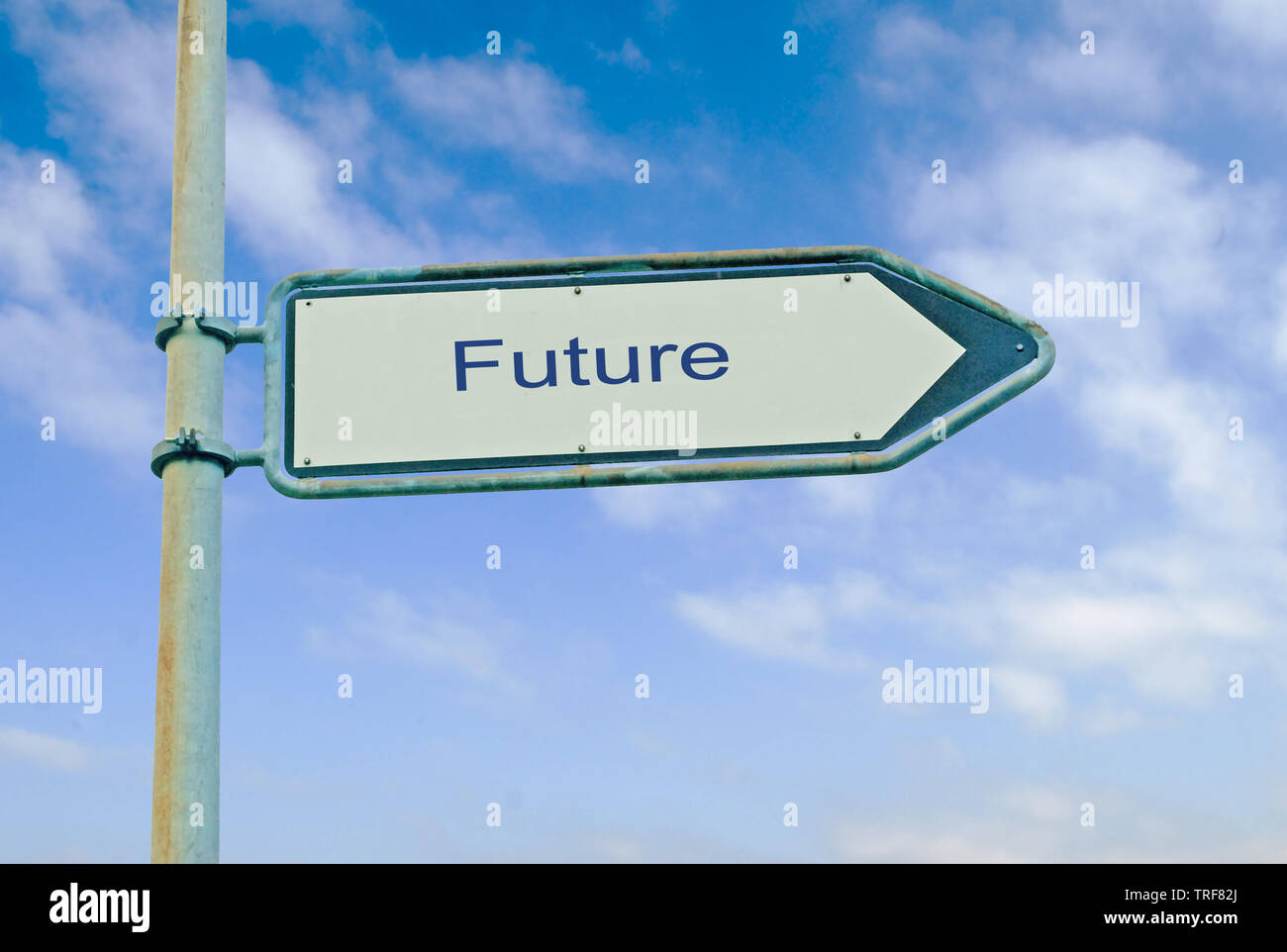 Road sign to future Stock Photo - Alamy