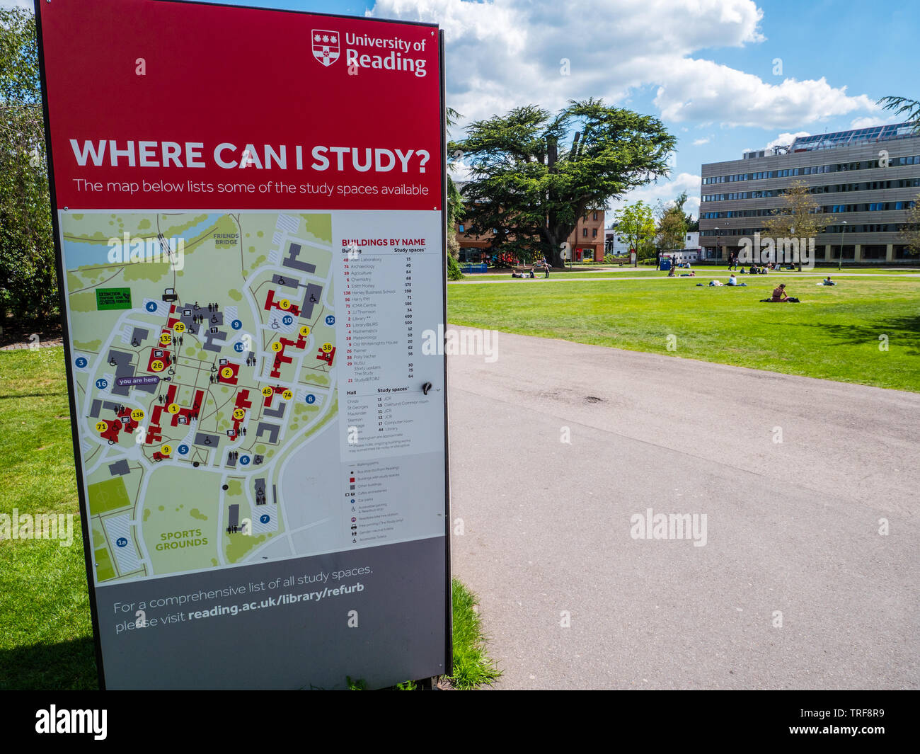 University of Reading, Whiteknights Campus, Reading, Berkshire, England ...