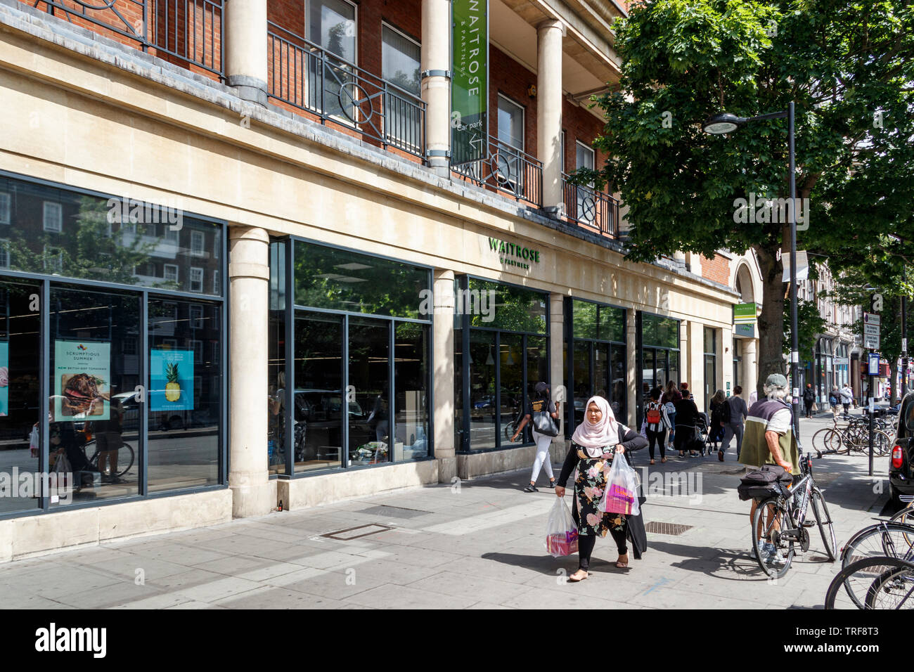 Waitrose supermarket holloway road holloway hi-res stock photography ...