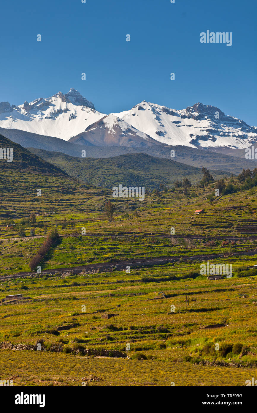 Landscape at Peruvian Andes Stock Photo - Alamy