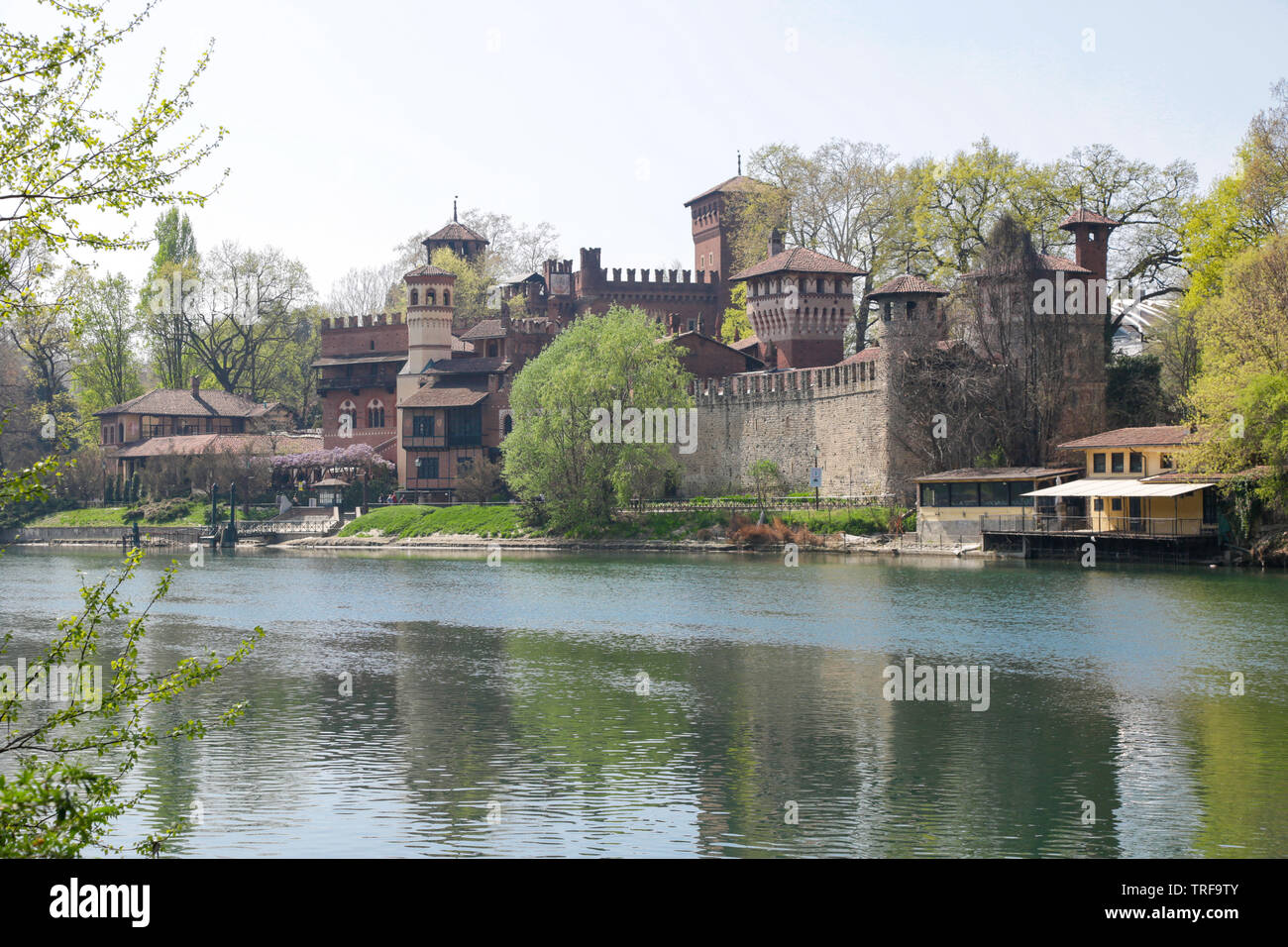 Borgo Medievale, historic castle in the north-west Italian city of ...