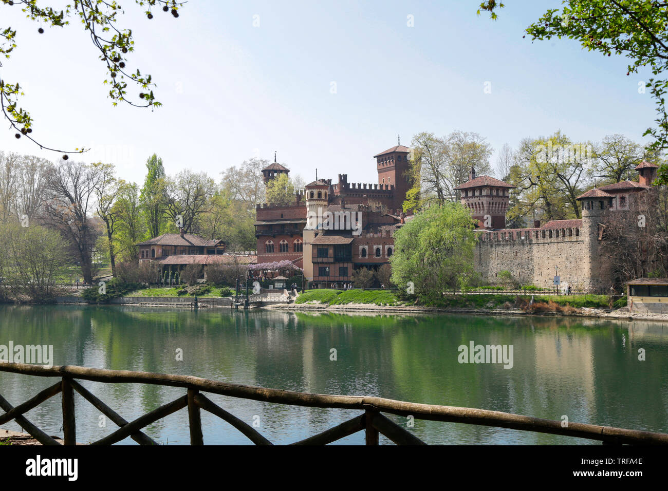 Borgo Medievale, historic castle in the north-west Italian city of ...