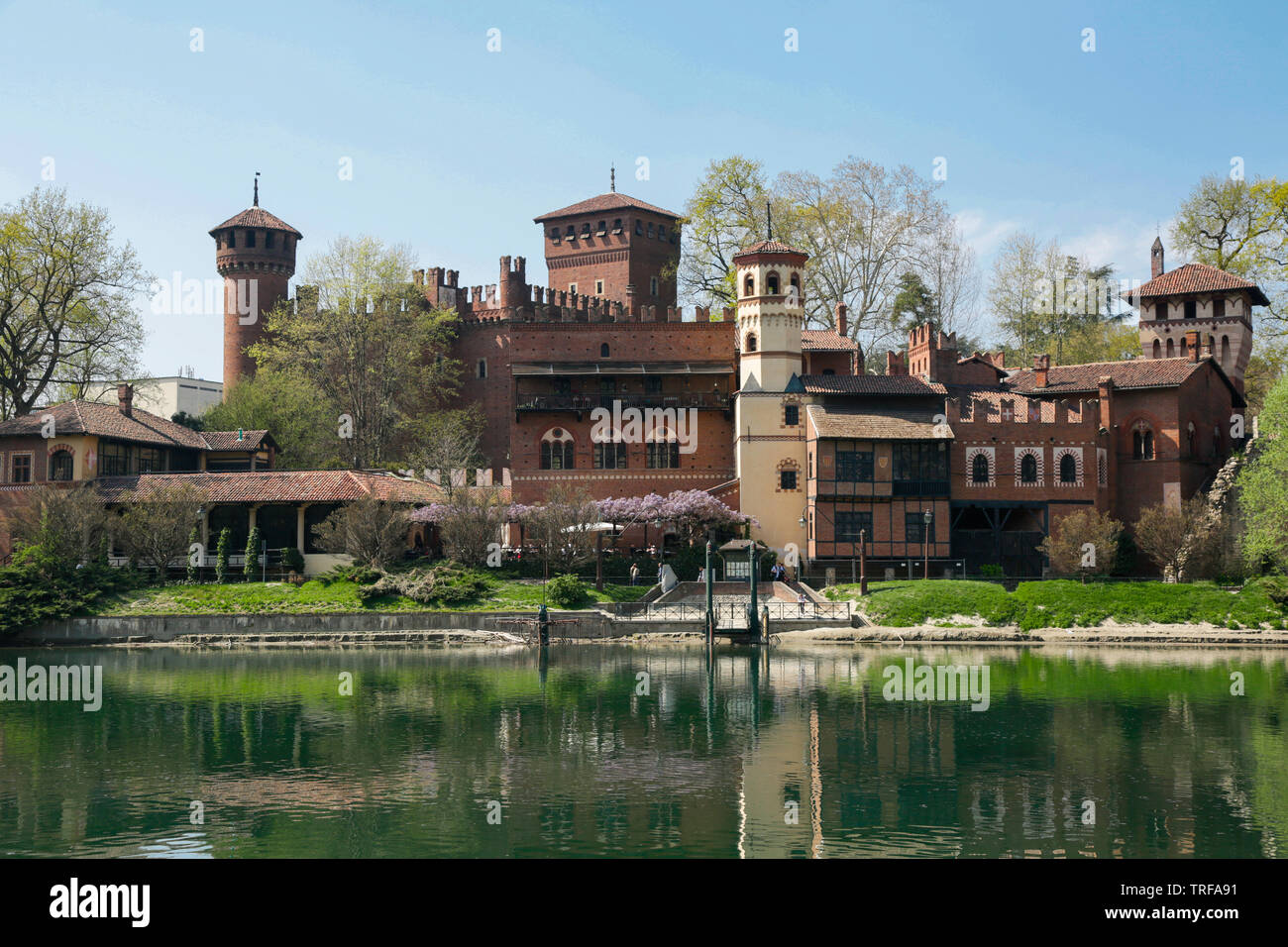 Borgo Medievale, historic castle in the north-west Italian city of ...