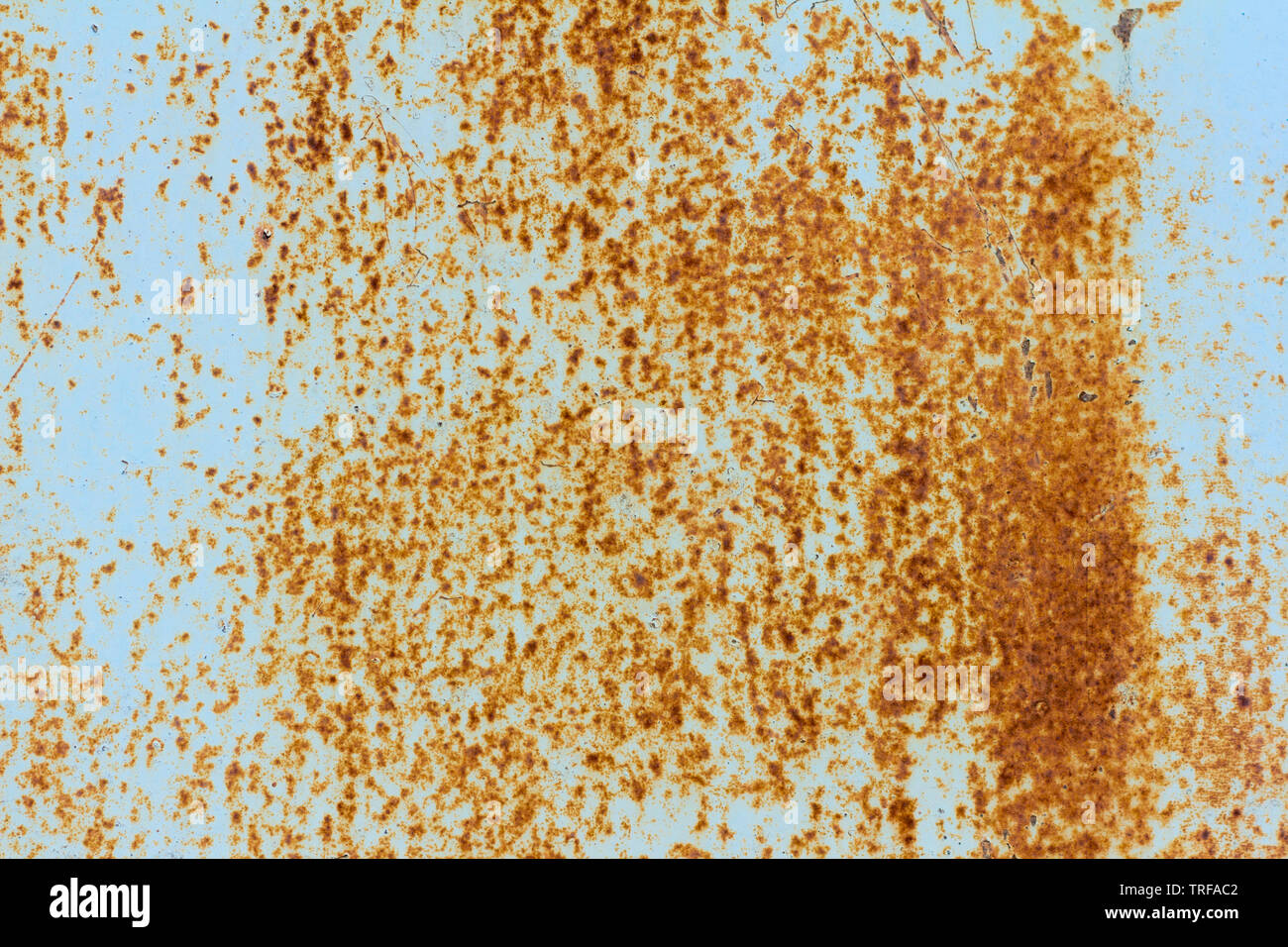 rust texture,metal blue wall with rust Stock Photo - Alamy