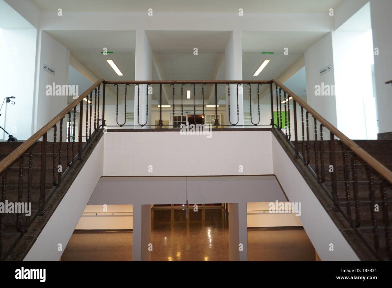 Tall house interior stair well hi-res stock photography and images - Alamy