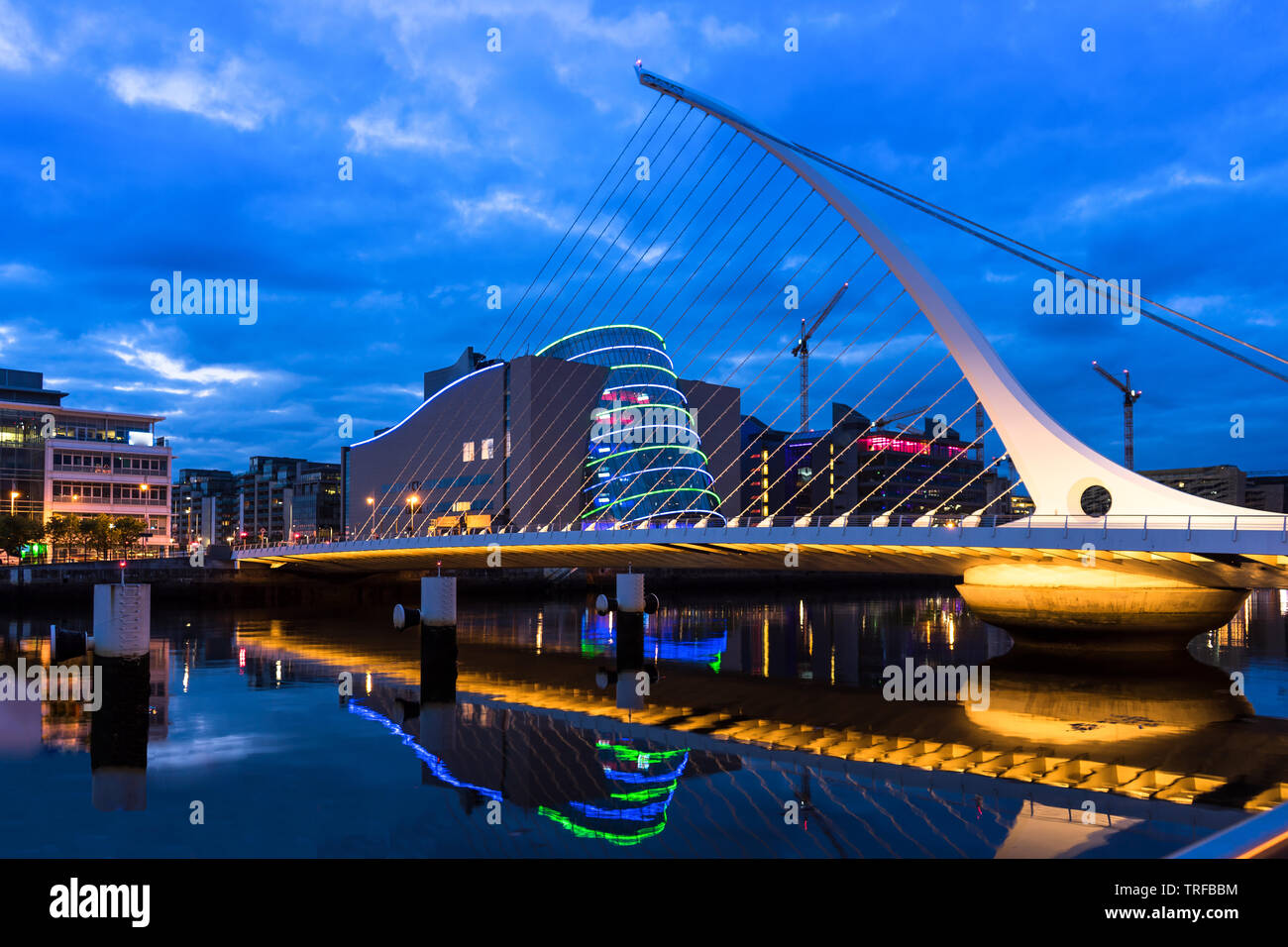 Samuel Beckett Bridge Dublin, Ireland, Europe Stock Photo - Alamy