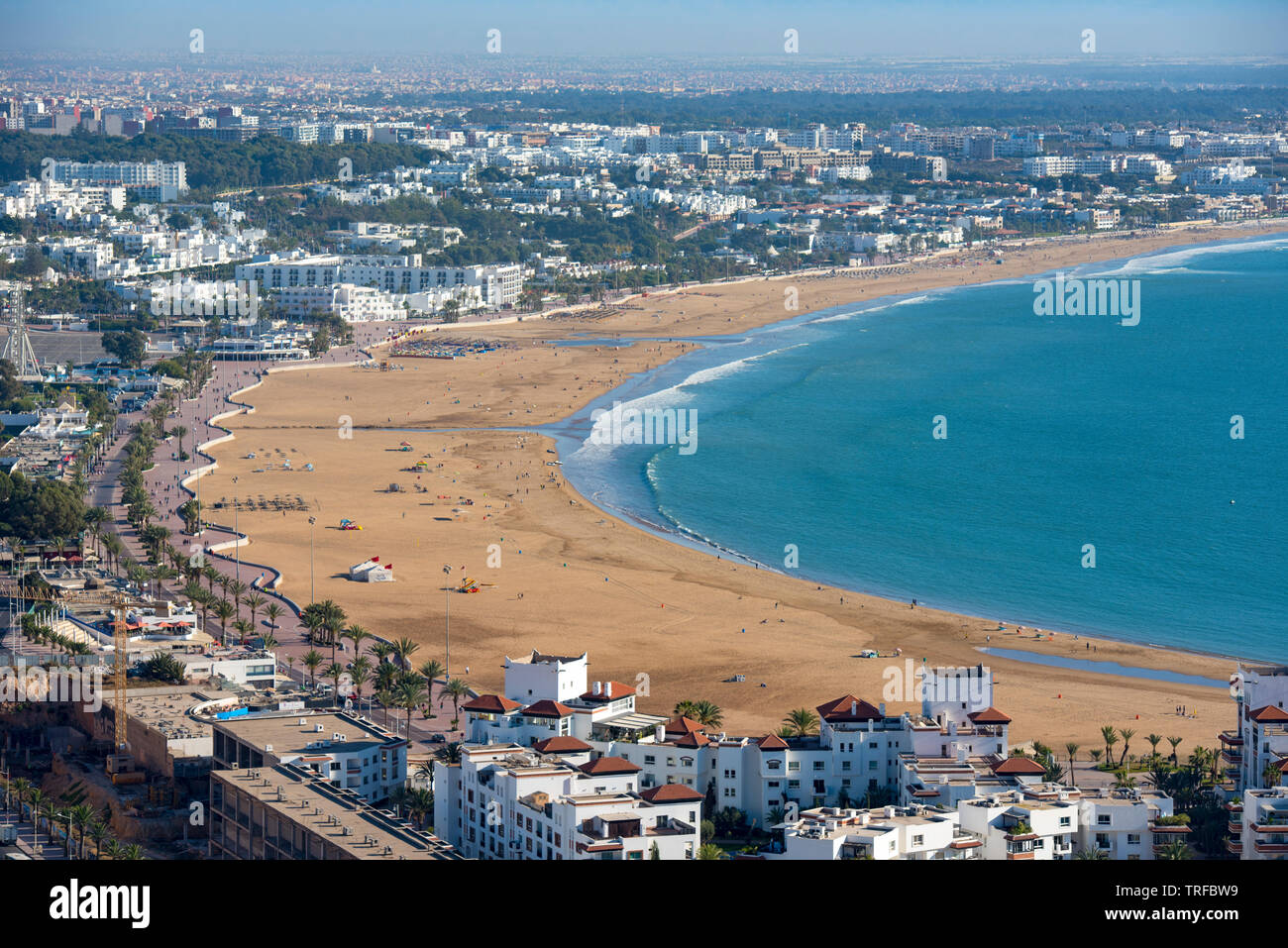 Agadir beach port hi-res stock photography and images - Alamy