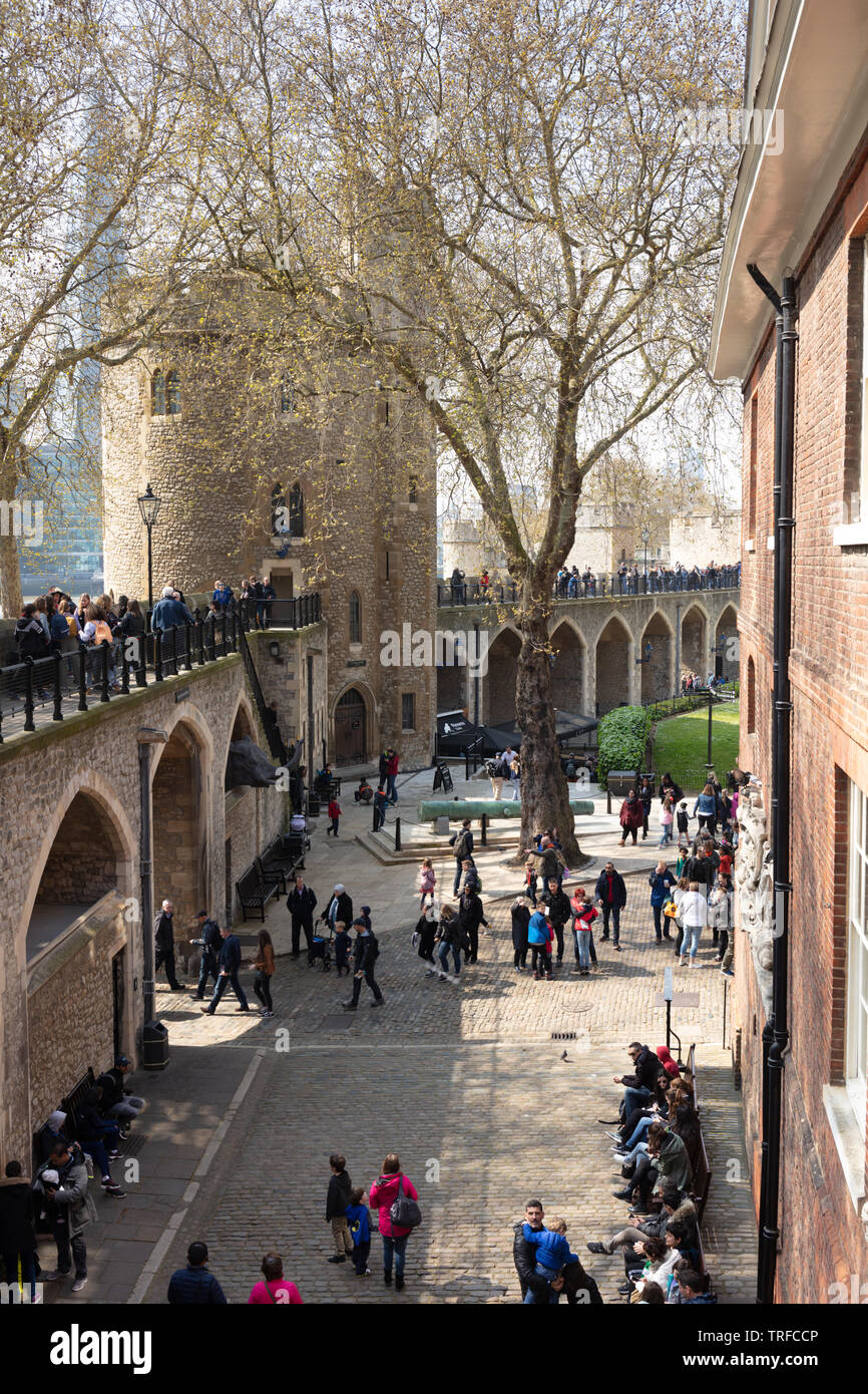 Inside the Tower of London, London, United Kingdom Stock Photo - Alamy