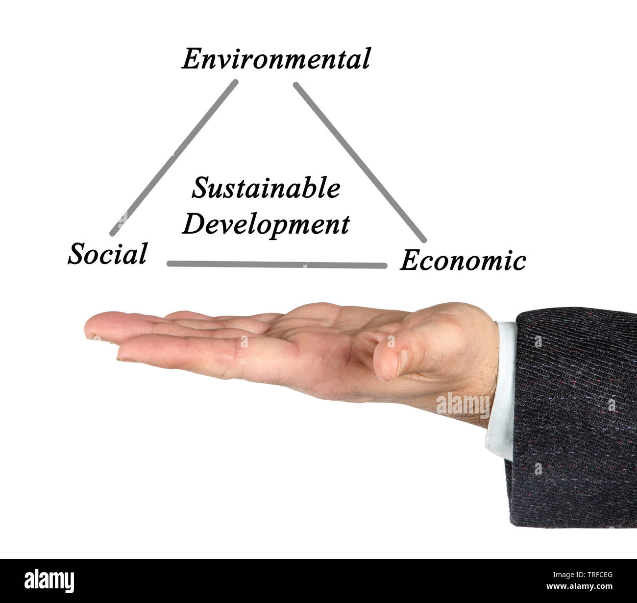Sustainable development responsibility ecology Cut Out Stock Images ...