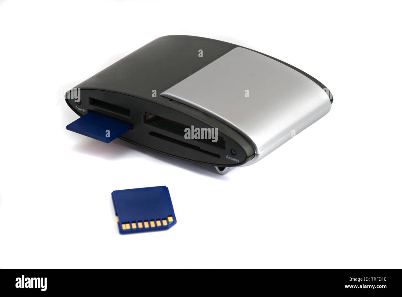 Memory card rider with inserted card Stock Photo - Alamy