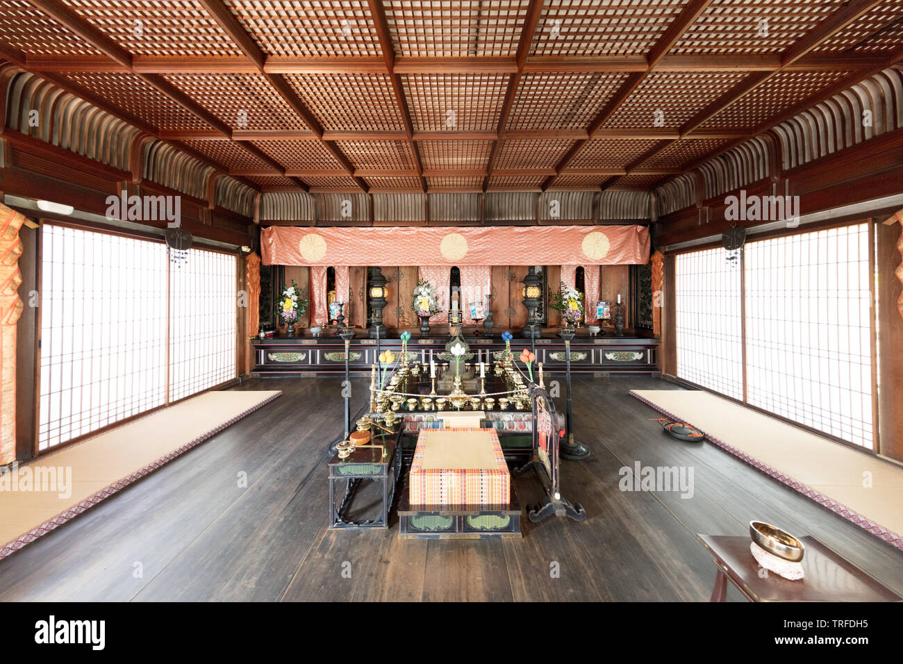 The interior of Ninna-Ji Temple, Kyoto, Japan Stock Photo - Alamy