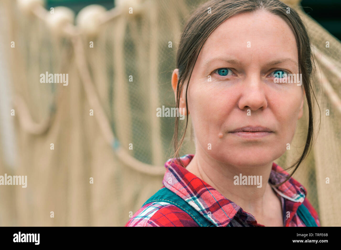 Female fisherman hi-res stock photography and images - Alamy