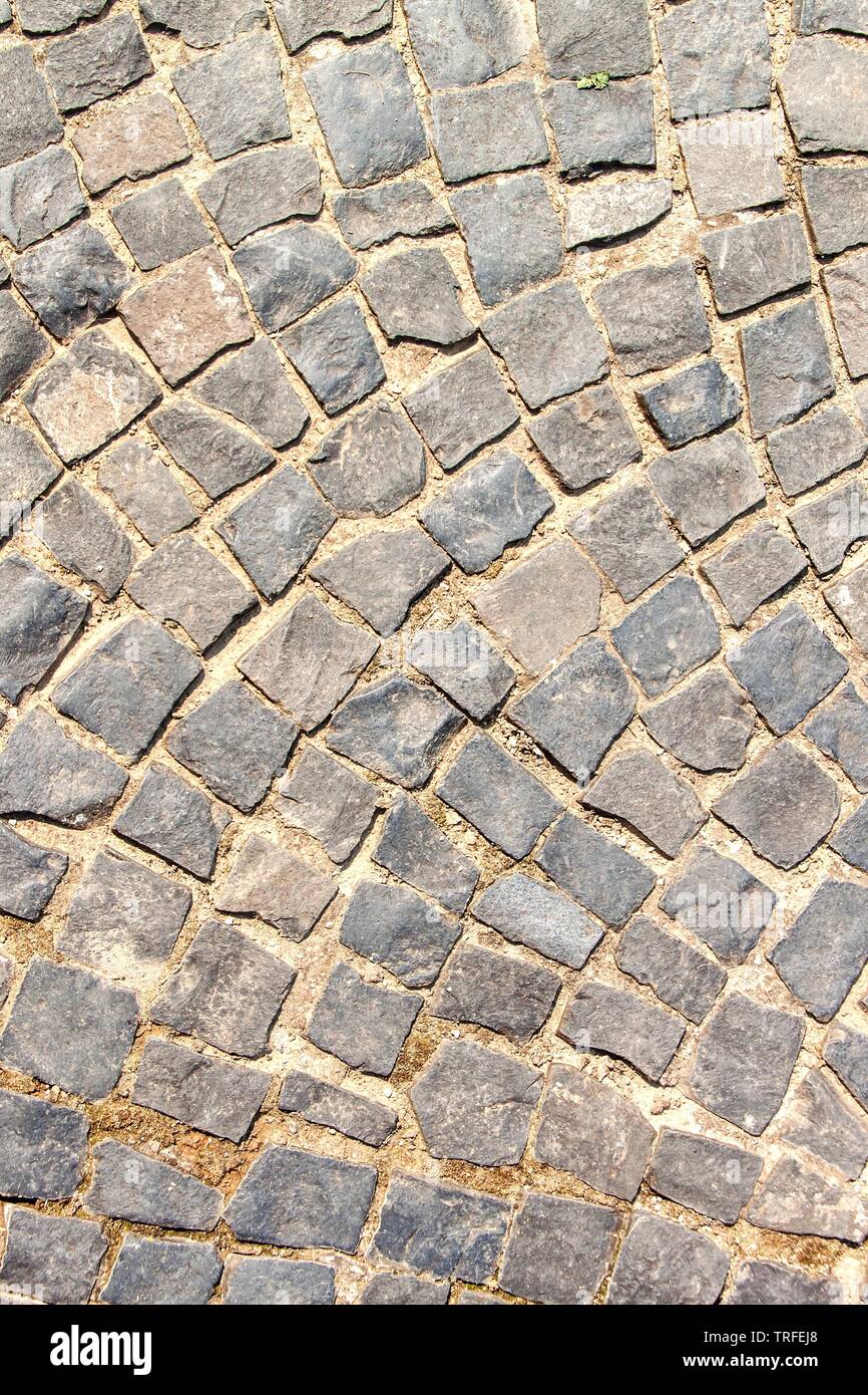 Background of granite cubes. Stone pavement road. Granite stones Stock ...