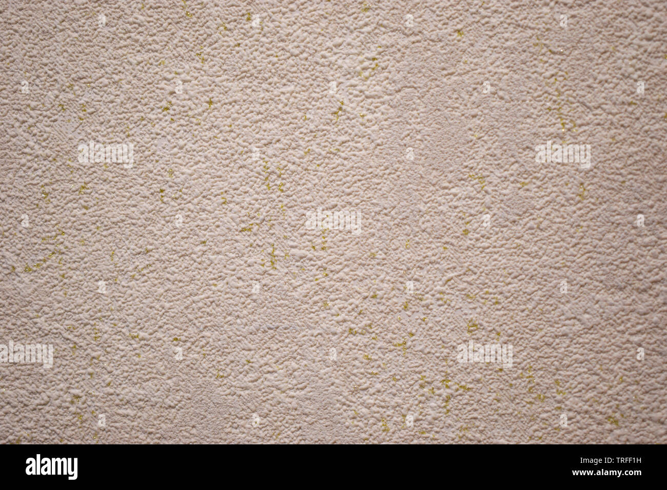 Stucco texture of stone wall in the room. The texture of a light beige ...