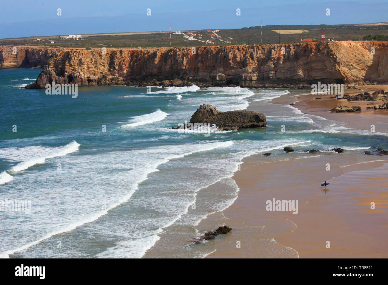 Portugal, Algarve, Sagres, Praia do Tonel, beach Stock Photo - Alamy