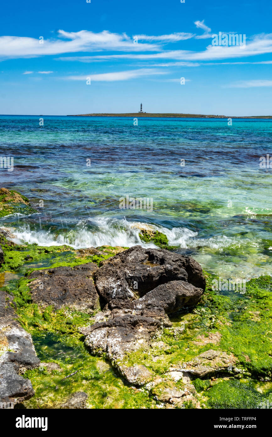 Menorca punta prima beach hi-res stock photography and images - Alamy