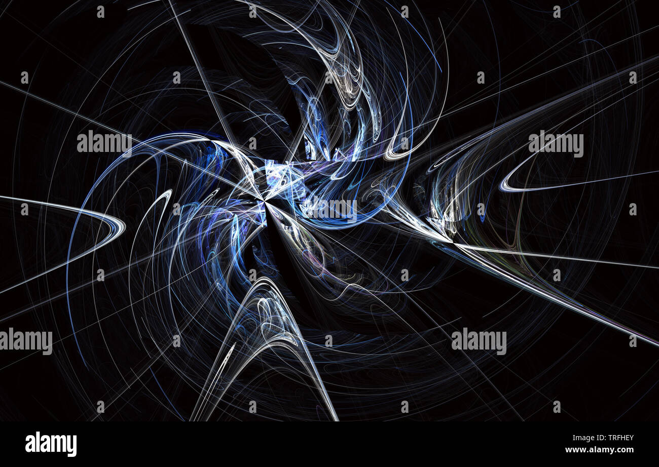 Color of waving smoke in the abstract background. Illustration wave ...