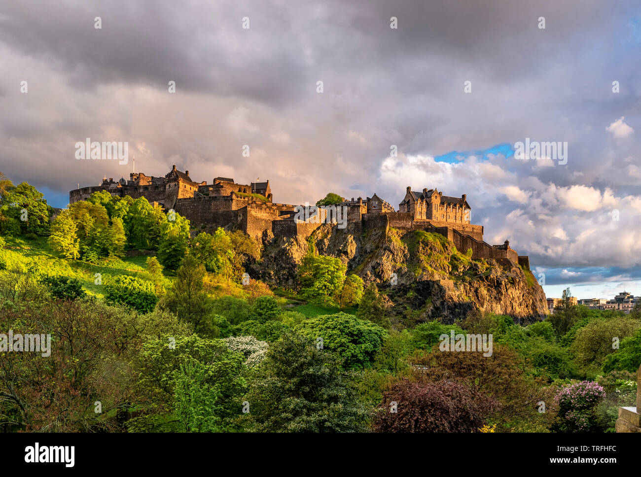 View from the castle mound hi-res stock photography and images - Alamy