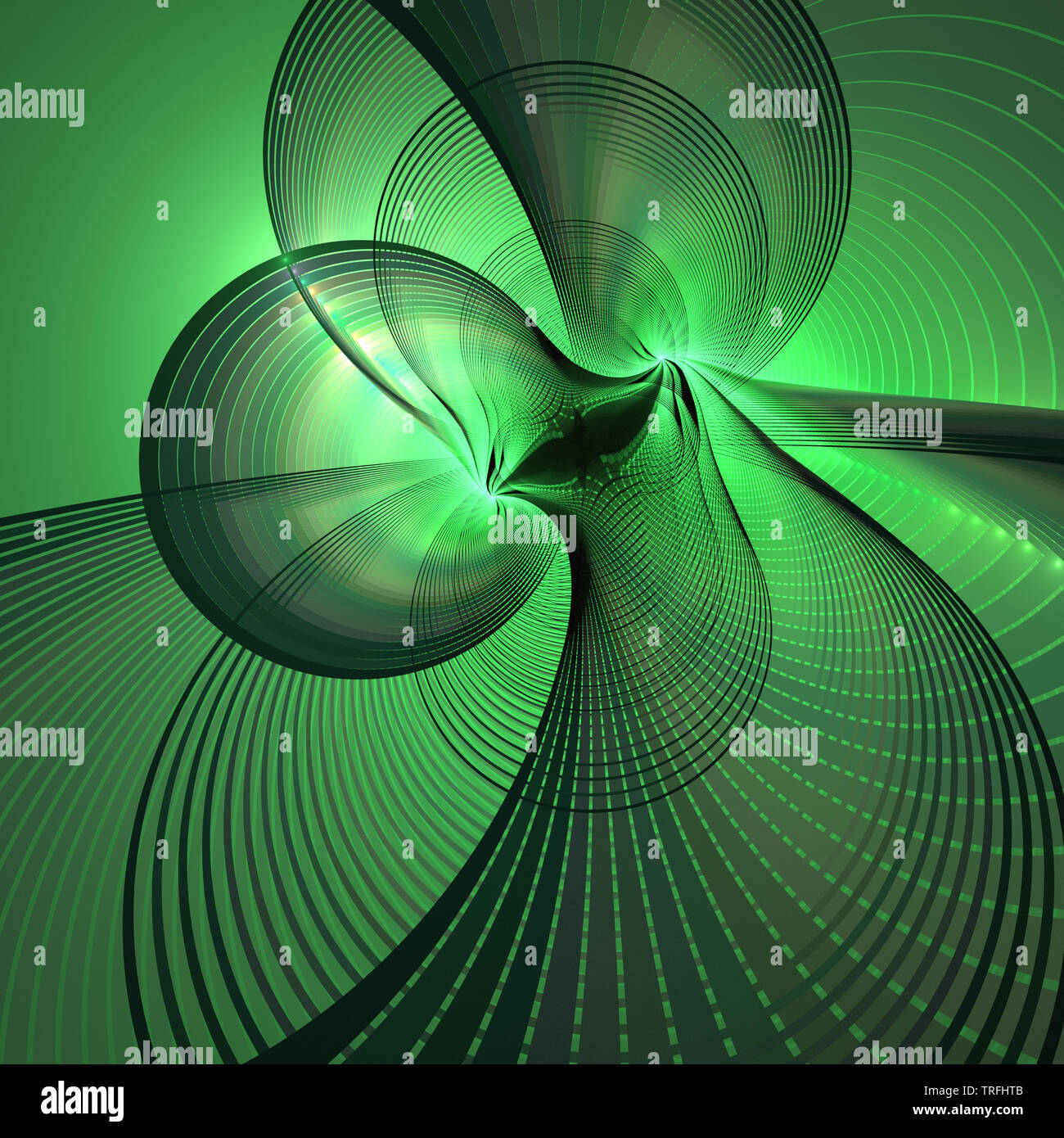 Abstract swirling lines background. Light neon wave multi line effect ...