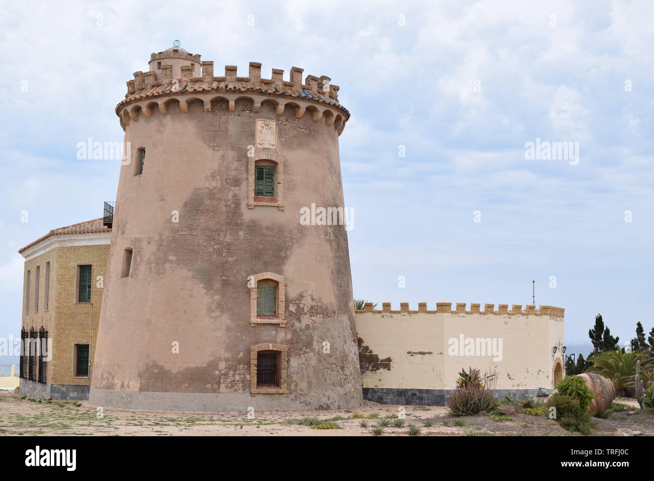 The Watchtower of Torre de la Horadada Built 1591 Stock Photo - Alamy