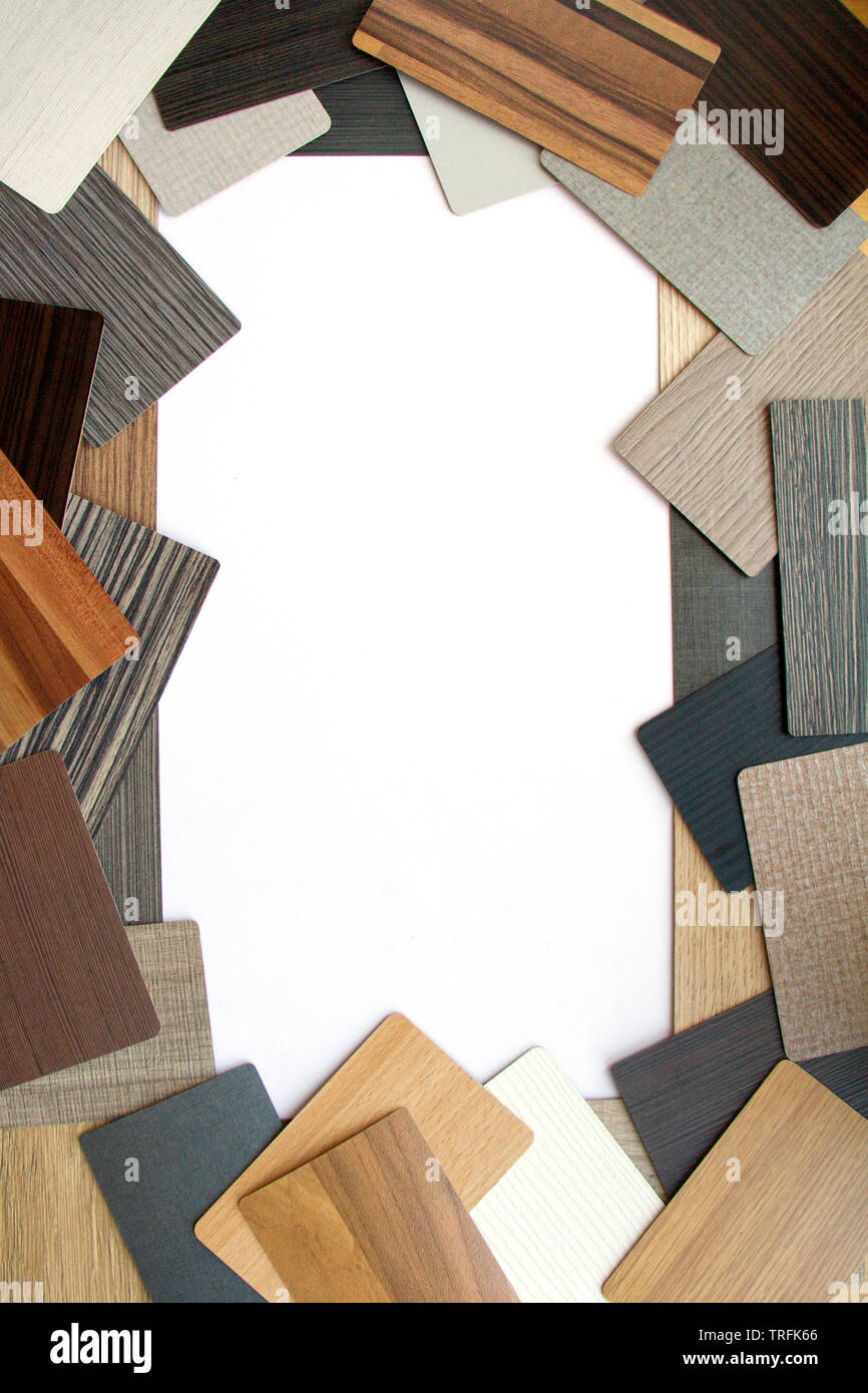 Background or concept of multi-colored cards in gray and brown tones ...