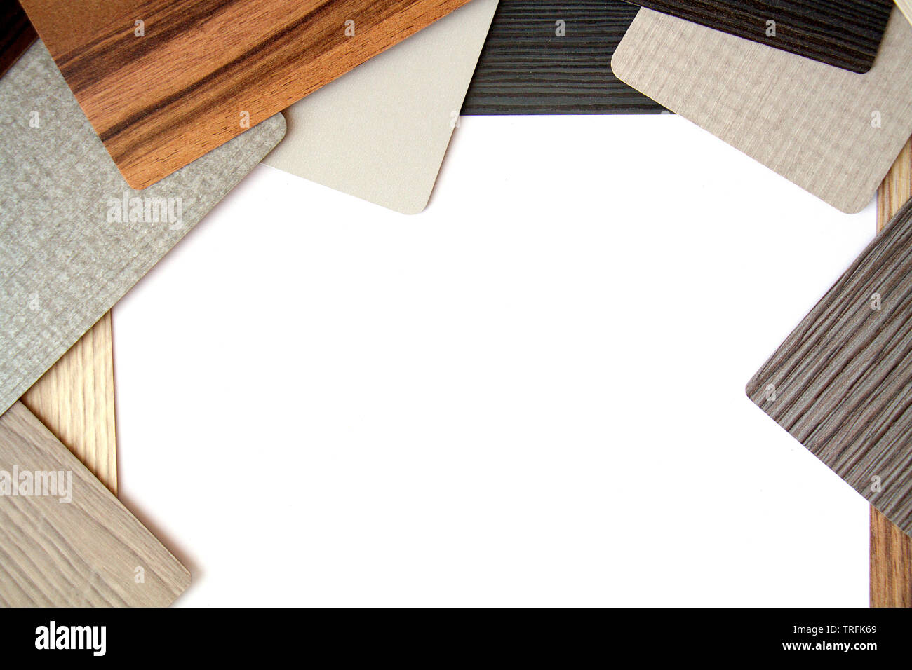 Background or concept of multi-colored cards in gray and brown tones ...