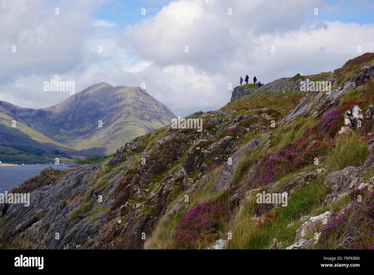 Middle Jurassic Lias Limestone Outcrop. Loch Slapin, Isle of Skye ...
