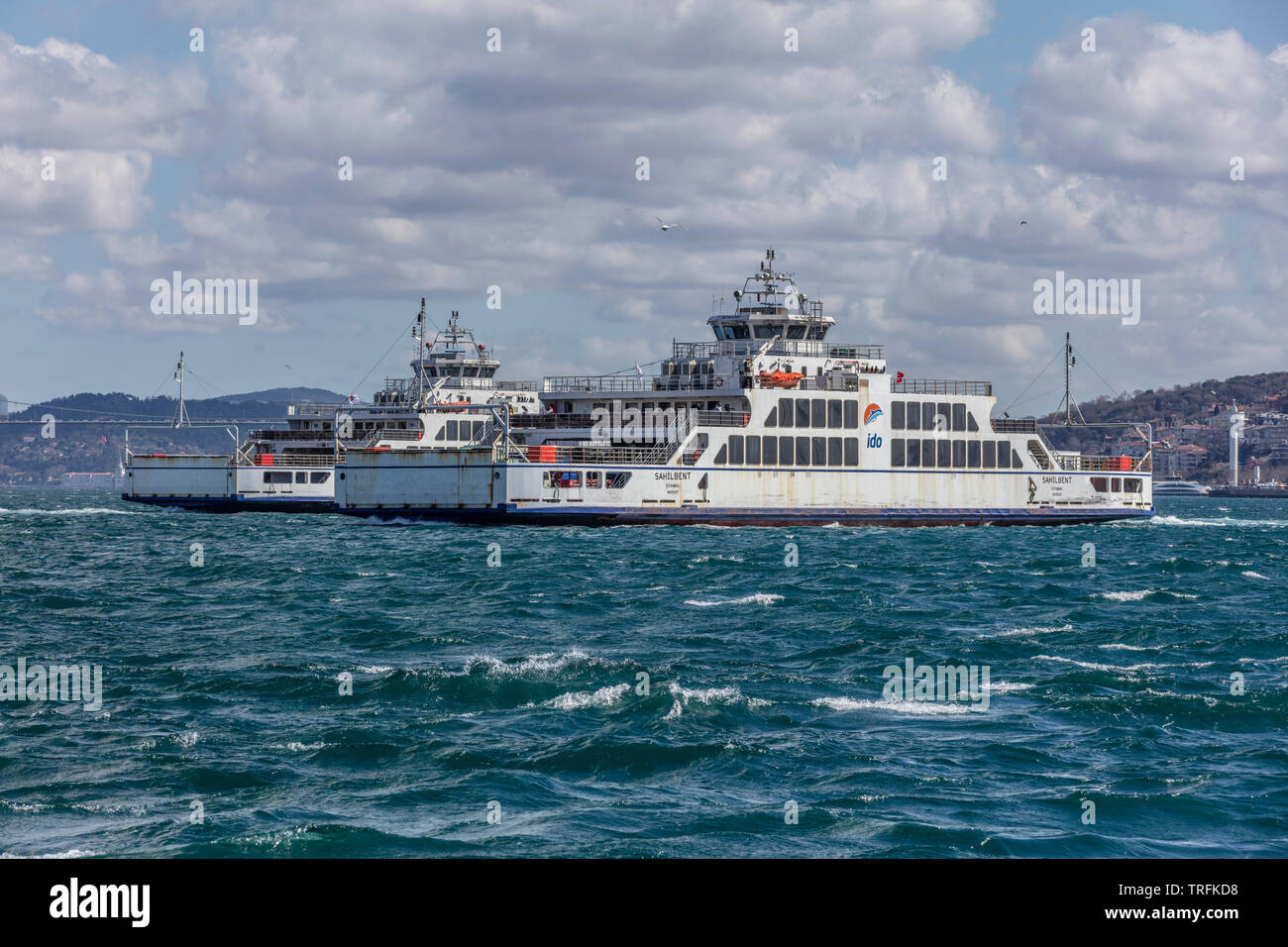 Istanbul, Turkey - 29 March, 2019; İDO (Istanbul Sea Buses) Ferries at ...
