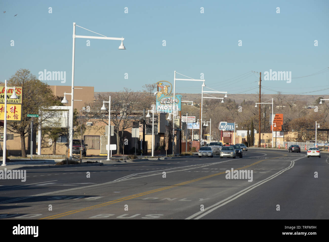 Albuquerque road signs hi-res stock photography and images - Alamy
