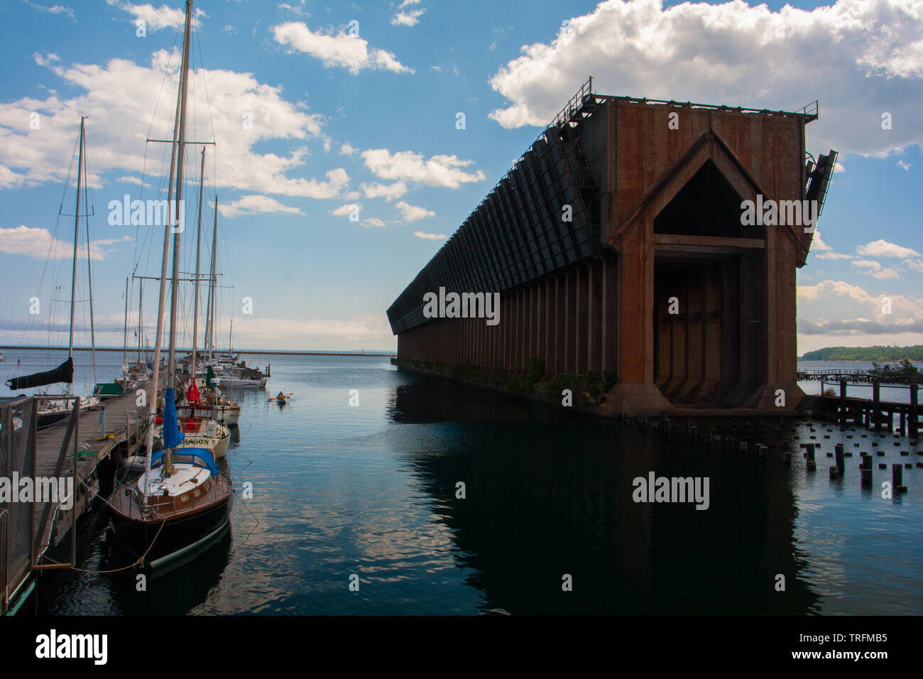 Ore Terminal, Marquette, Michigan Stock Photo - Alamy
