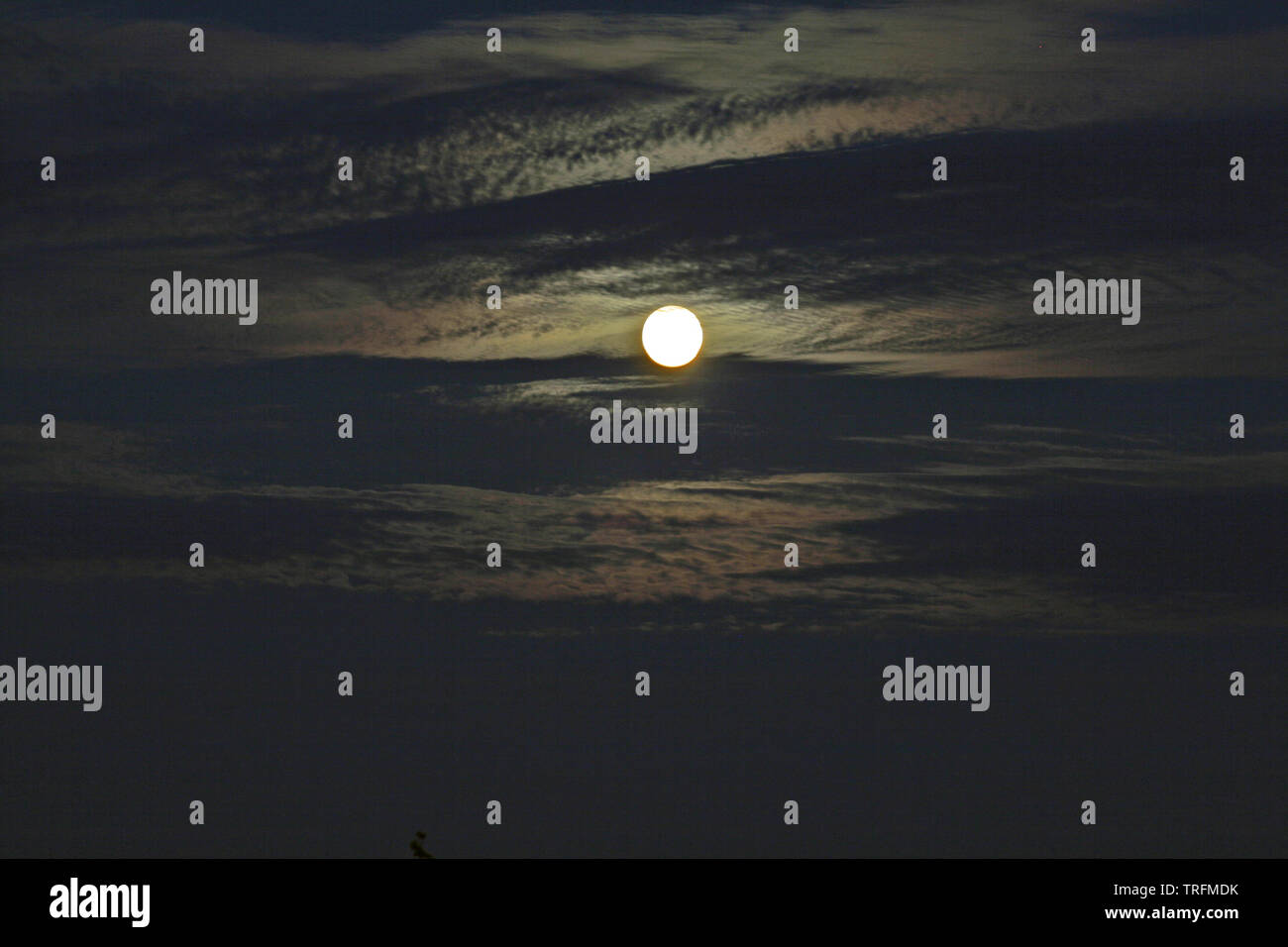 Full Moon, Michigan Stock Photo - Alamy