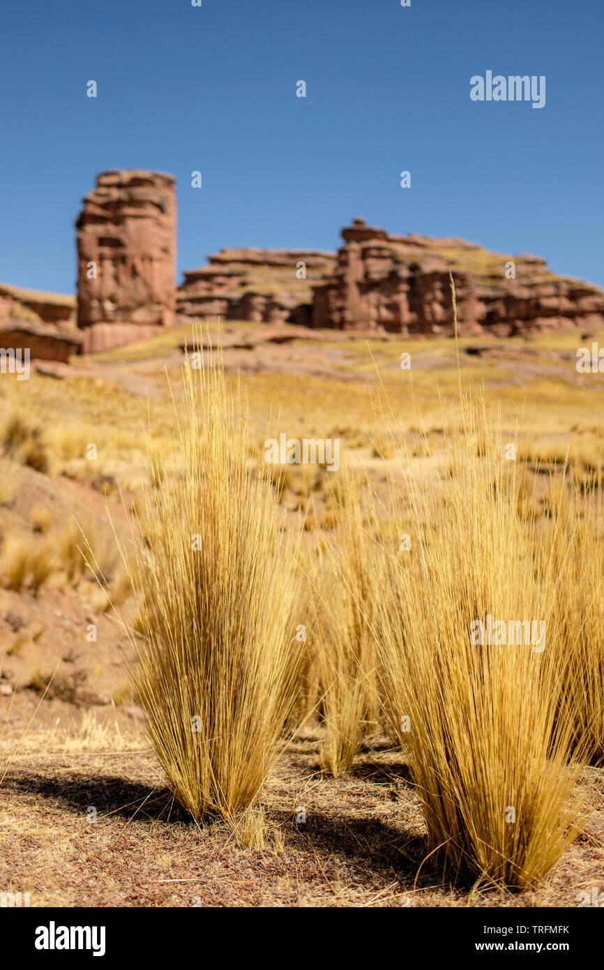 Amazing anthropomorphic rock figures are drawn on the landscape of the ...