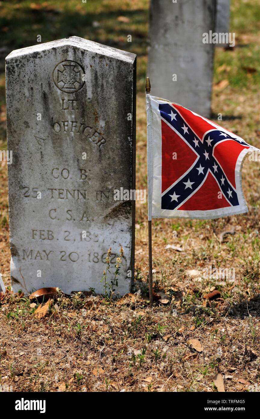Confederate Tombstones in the Friendship Cemetery, Columbus ...
