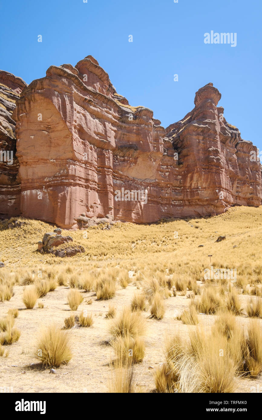 Amazing anthropomorphic rock figures are drawn on the landscape of the ...