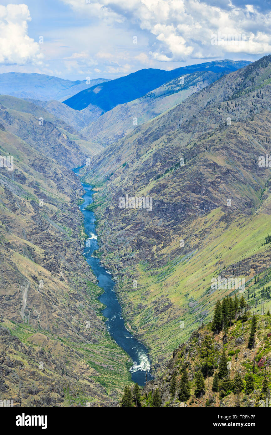 Aerial Snake River Oregon