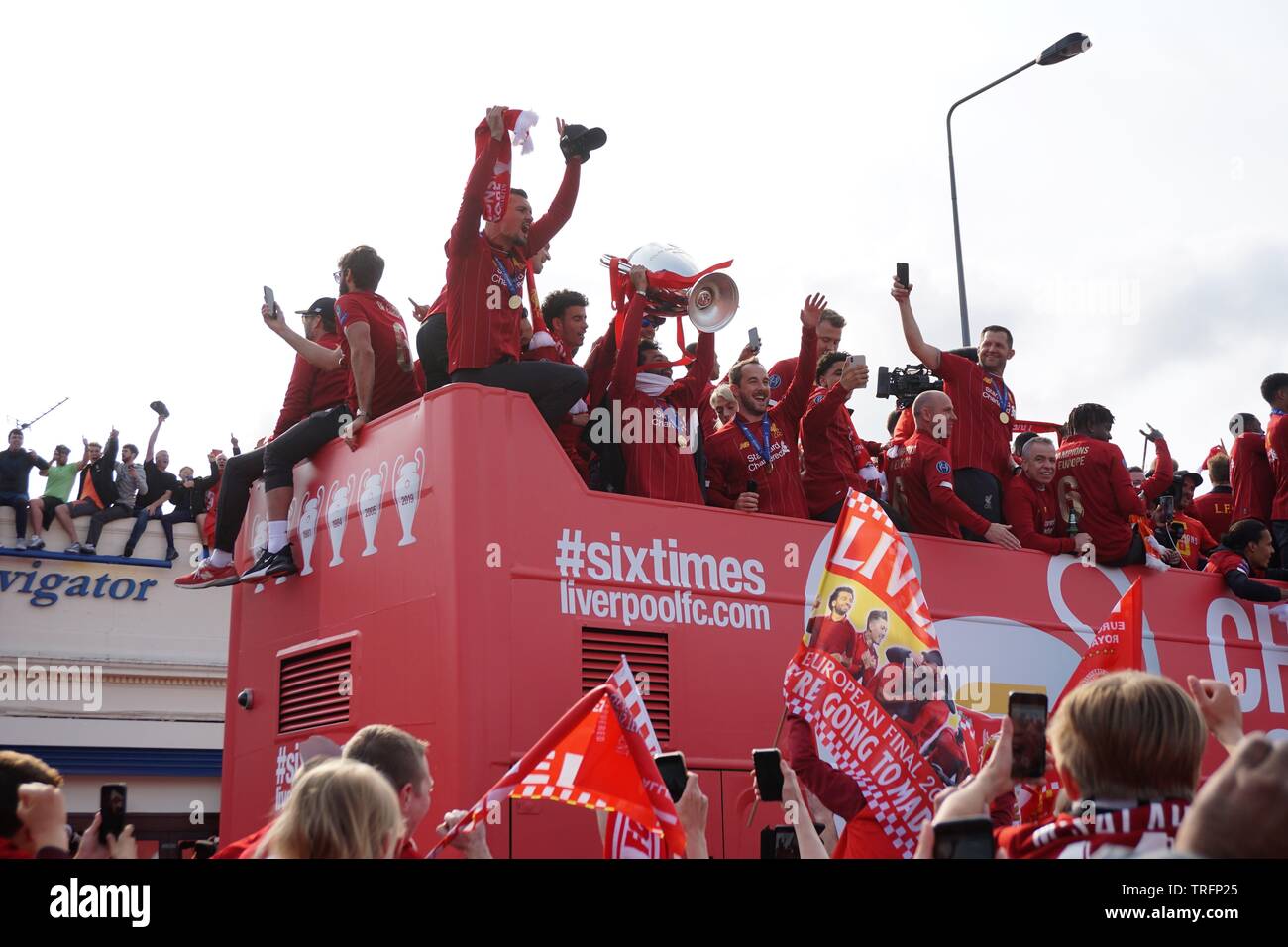 Victory parade liverpool 2019 hi-res stock photography and images - Alamy