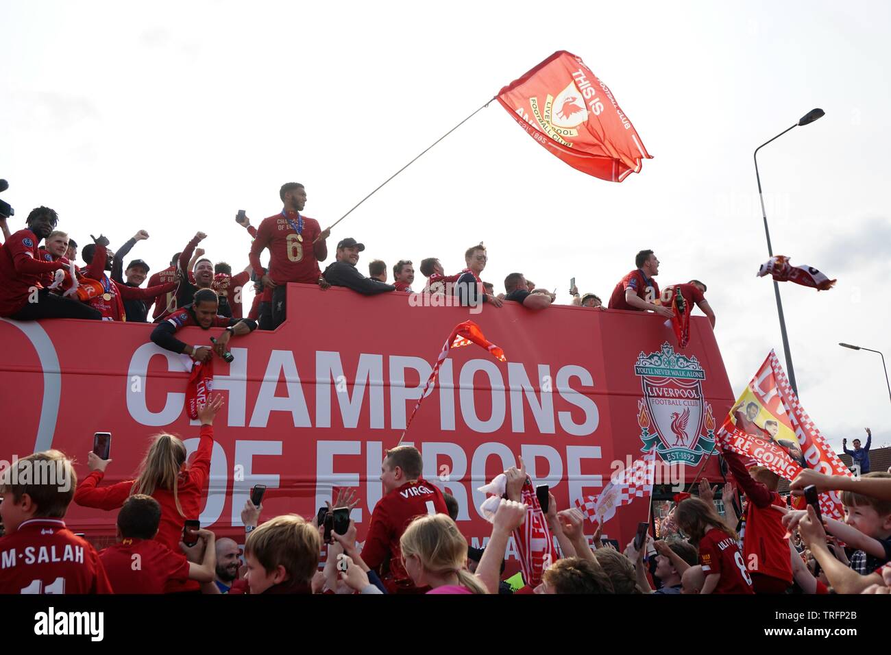 Victory parade liverpool 2019 hi-res stock photography and images - Alamy