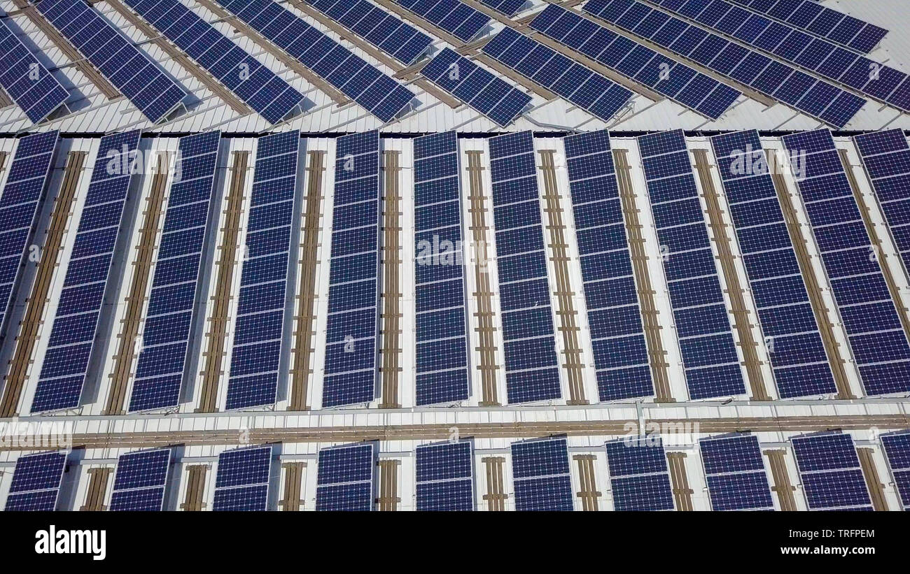 Solar panels spread across hi-res stock photography and images - Alamy