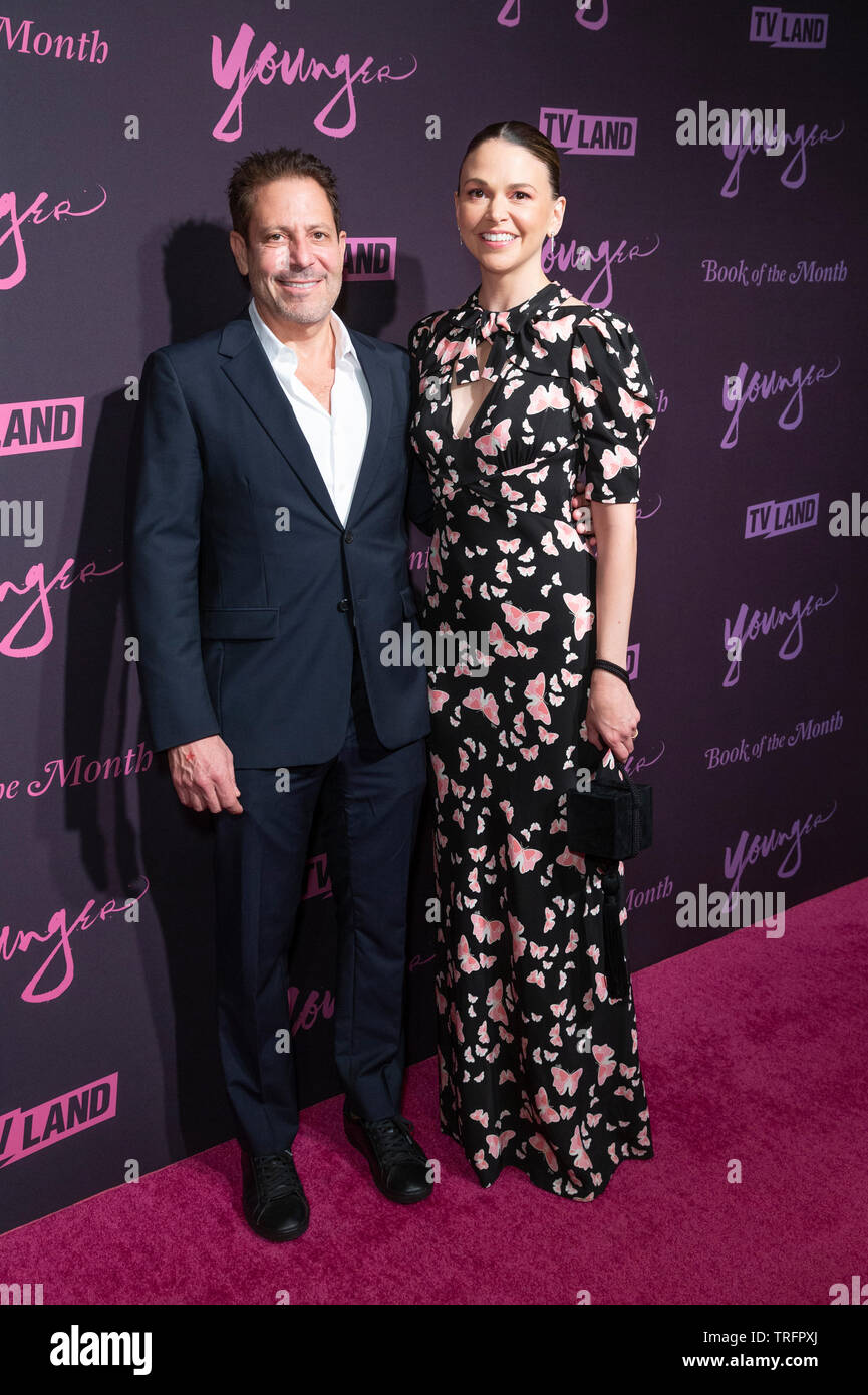 New York, NY - June 4, 2019: Darren Star and Sutton Foster attend ...