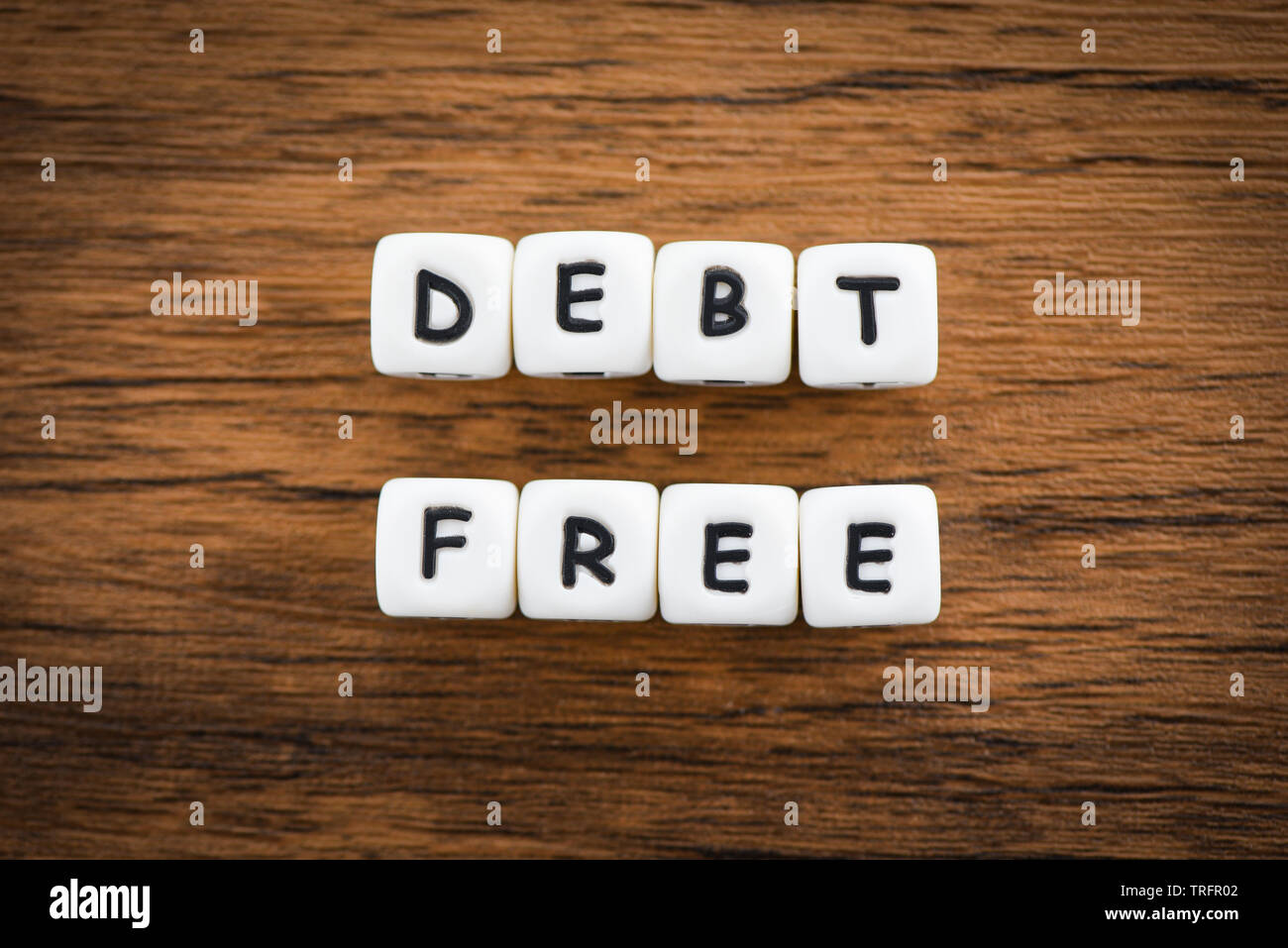 Debt free road sign hi-res stock photography and images - Alamy