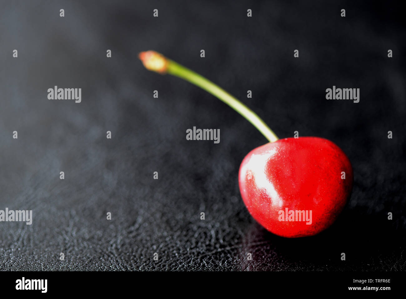 Wet dark red cherry berry hi-res stock photography and images - Alamy