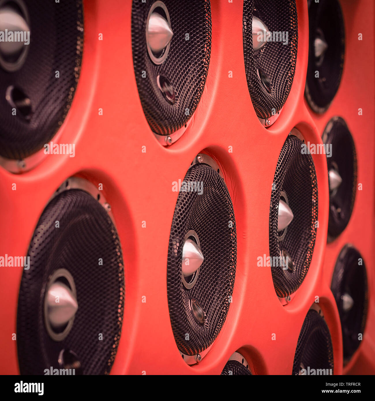 Red speakers hi-res stock photography and images - Alamy