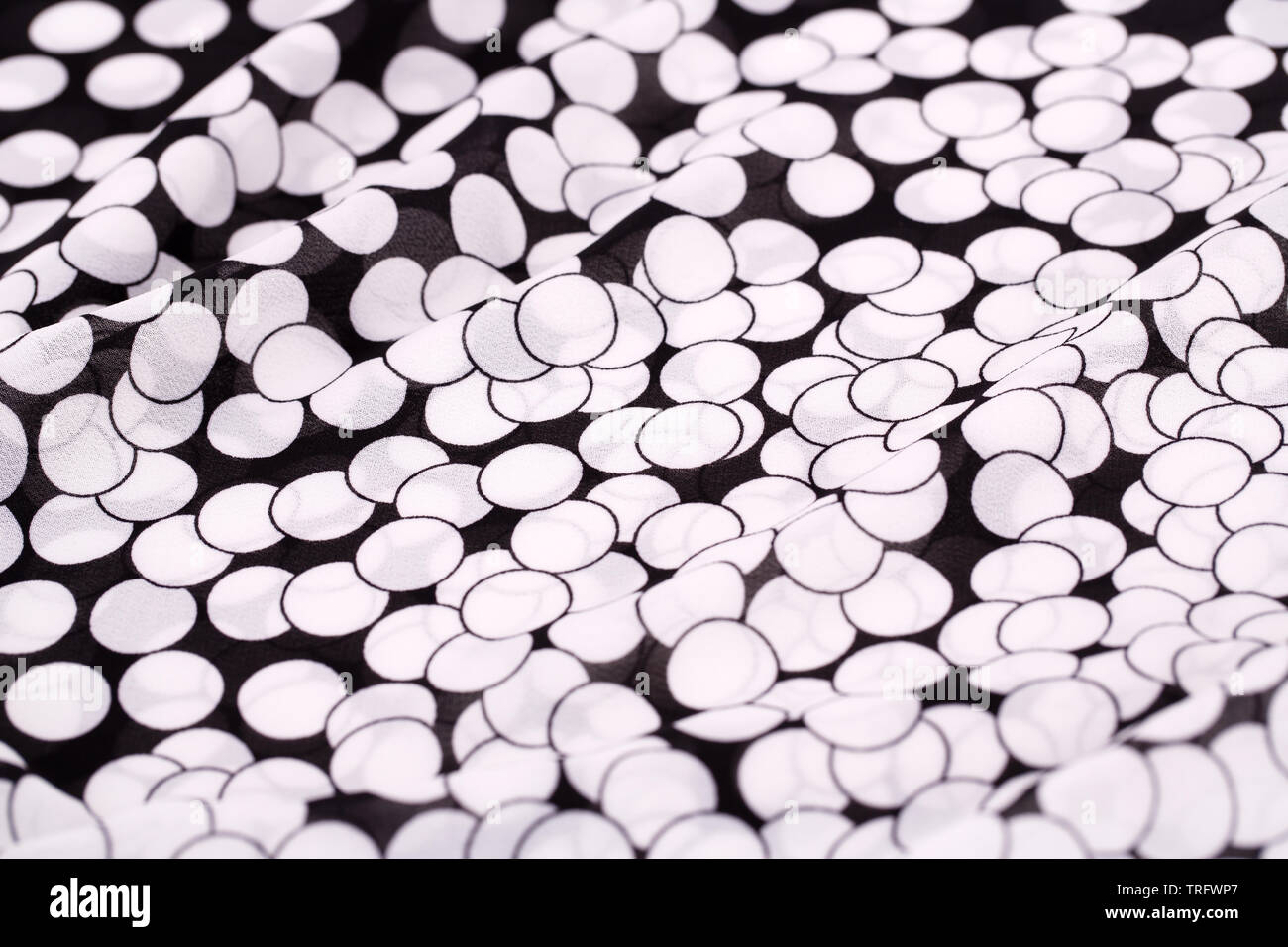 Seamless background with big polka dot pattern Stock Photo - Alamy