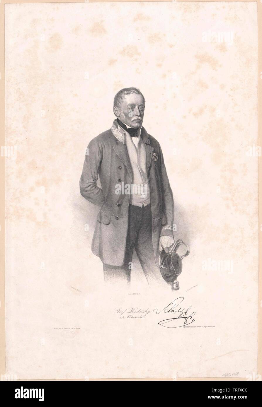 Radetzky of Radetz, Joseph count, Additional-Rights-Clearance-Info-Not ...